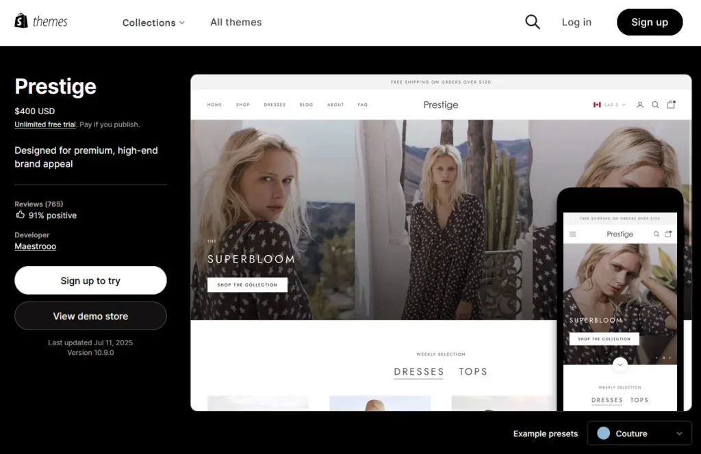 13 Best Shopify Themes for Dropshipping: Free and Premium Choices That ...