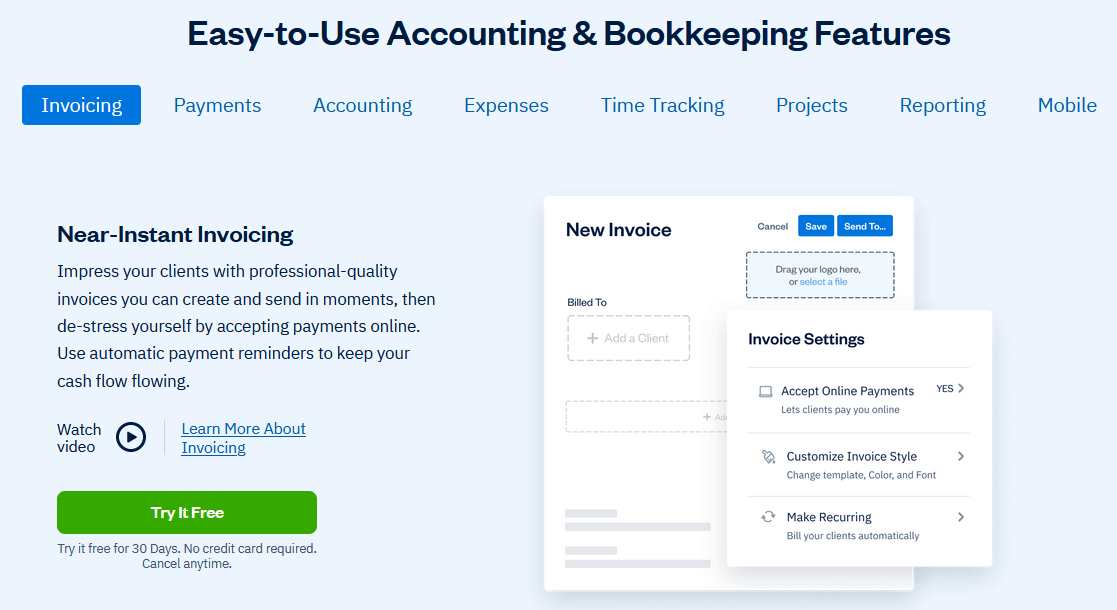 FreshBooks Accounting Software: Review Features, Pricing, and Benefits ...