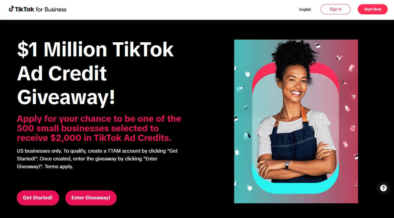 TikTok's $1 Million Small Biz Fest: Win Free $2K Ad Credit for US ...